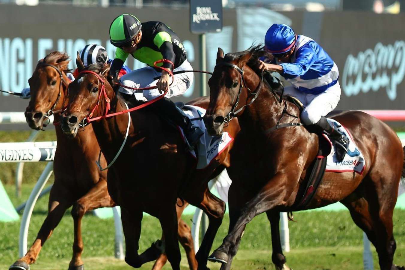 The Everest favourite Think About It finds a way to win Premiere test