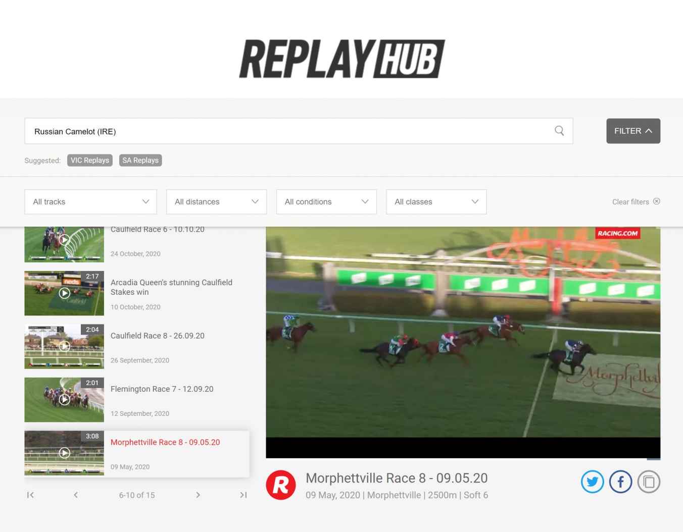 Watch Victorian Race Replays - Punters.com.au