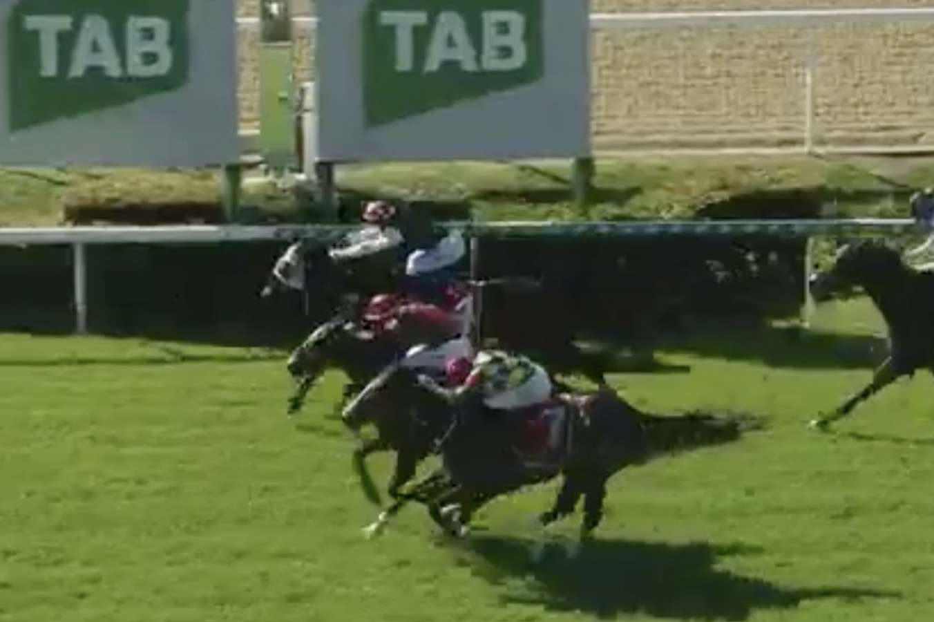 Jockey Melea Castle cleared by stewards after striking rival horse