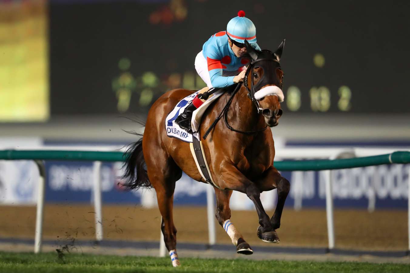 Almond Eye brilliant winning Dubai Turf