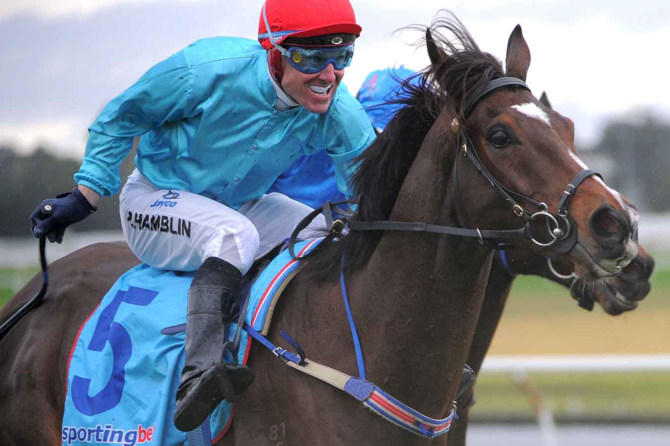 Jockey Paul Hamblin caught gamblin'