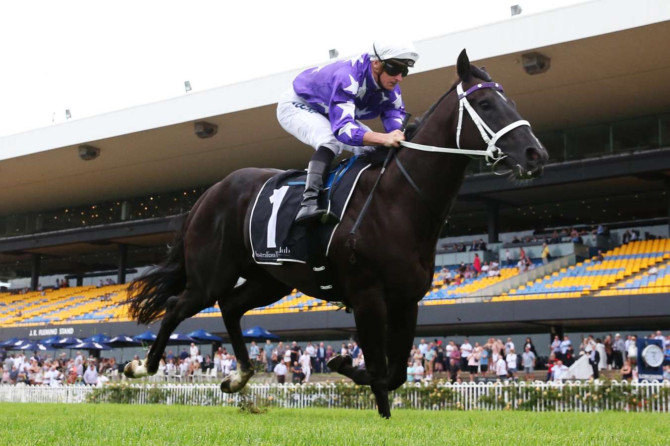 Accession stamps claims to Golden Slipper