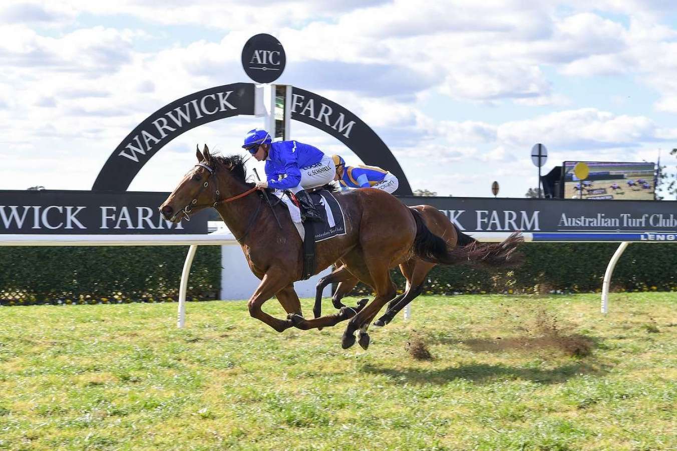Alizee, Piracy land Godolphin Farm double