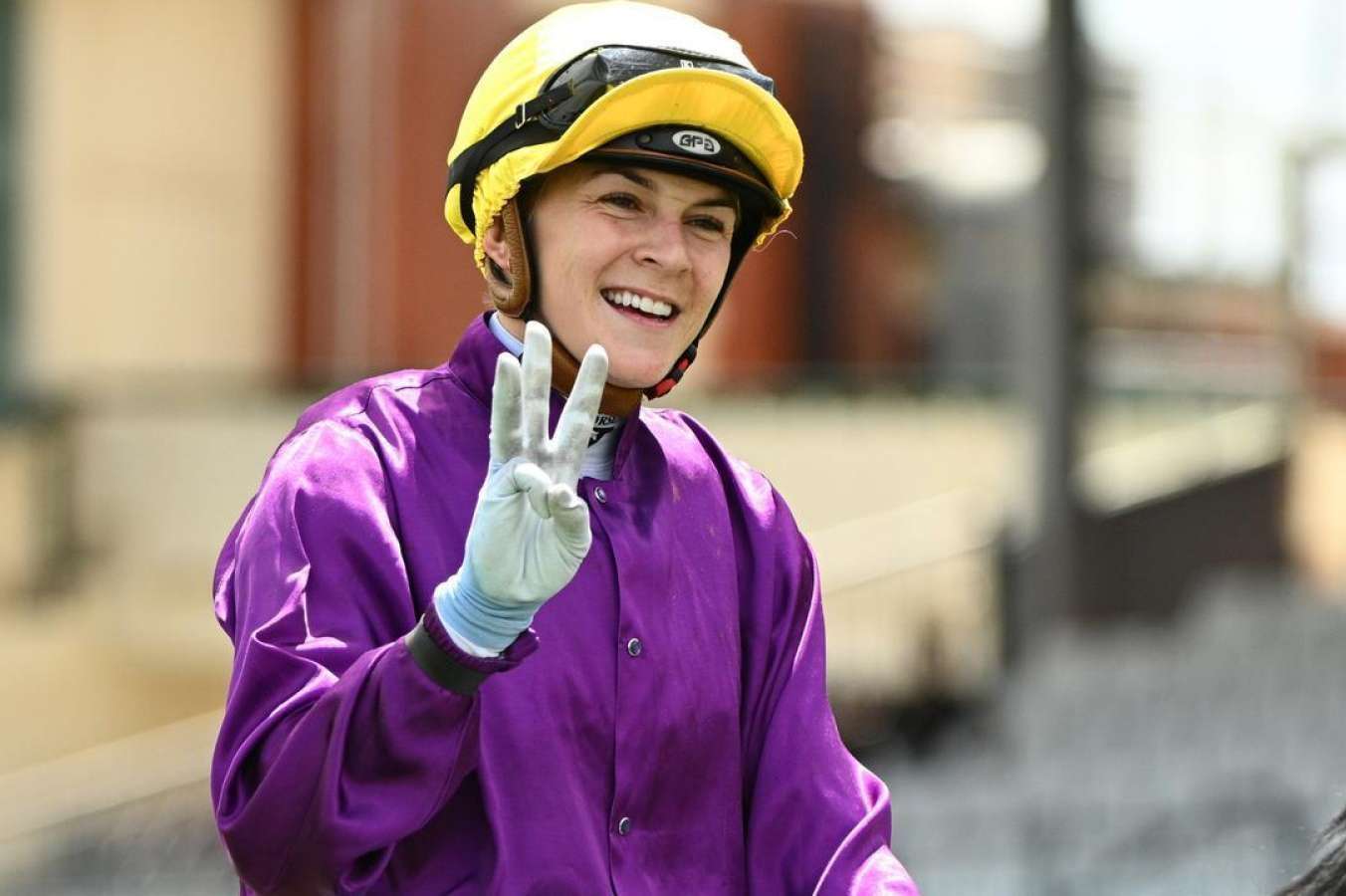 Jockey Celine Gaudray 'on fire' with treble at Caulfield