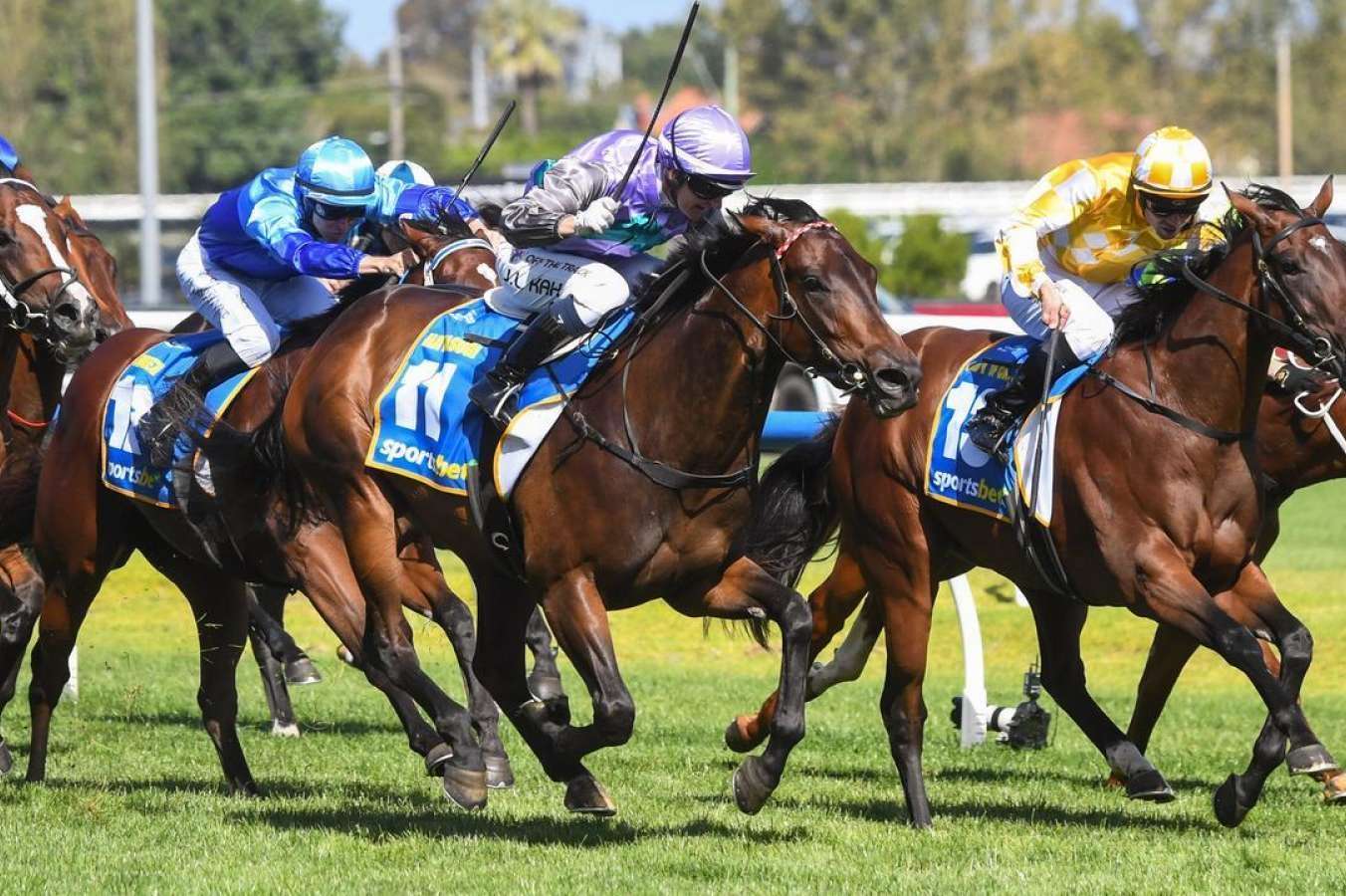 Jamie Kah wins Blue Diamond on McDonald filly Hayasugi