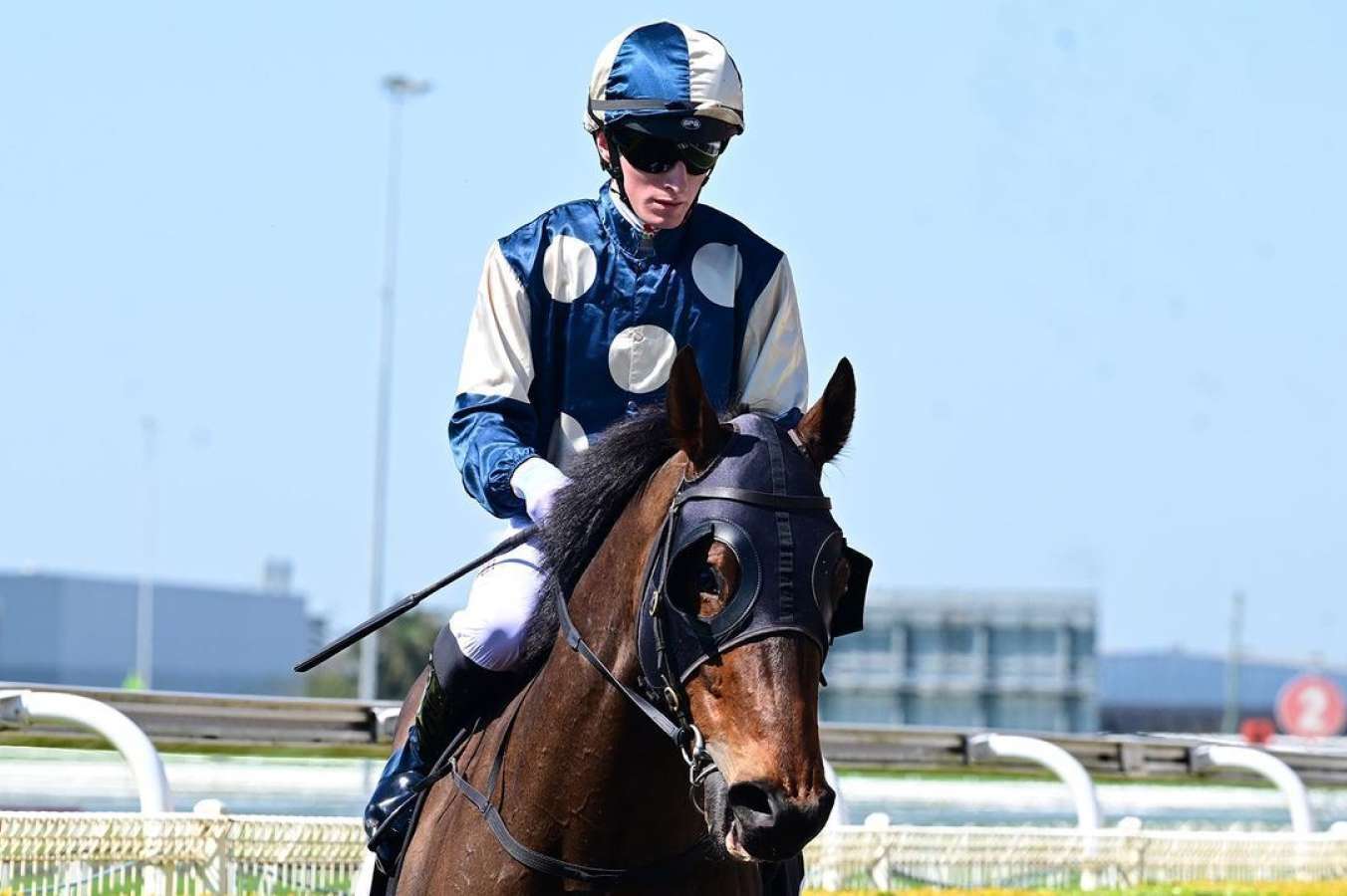 Jockey fined $1000 for punching hole in wall at Eagle Farm