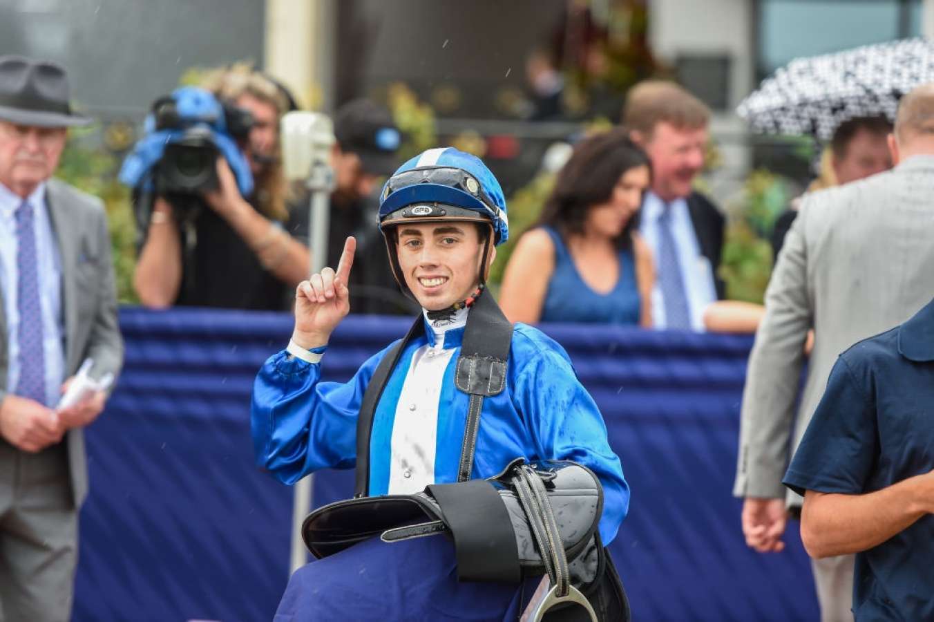 King taken to hospital after Flemington fall