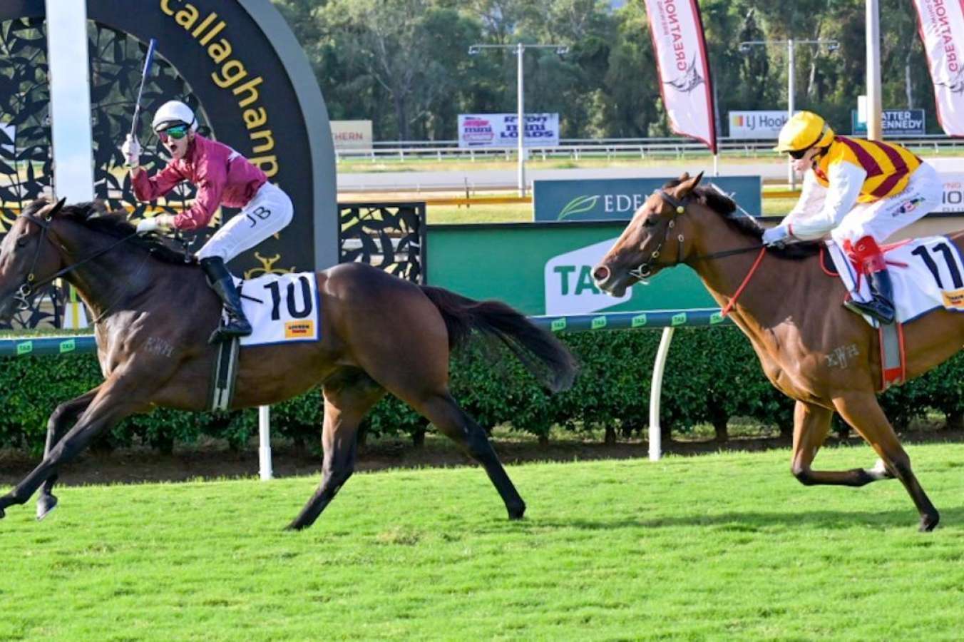 Lubrication wins The Archer for trainer Matt Dunn and slot holder Max ...