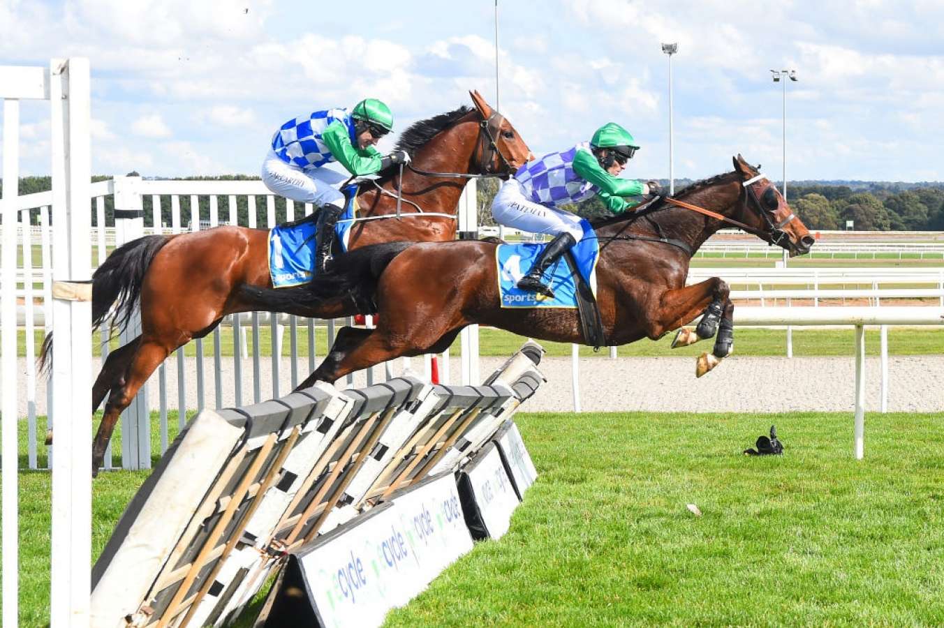 Steven Pateman, Lee Horner emerge unscathed after Ballarat fall