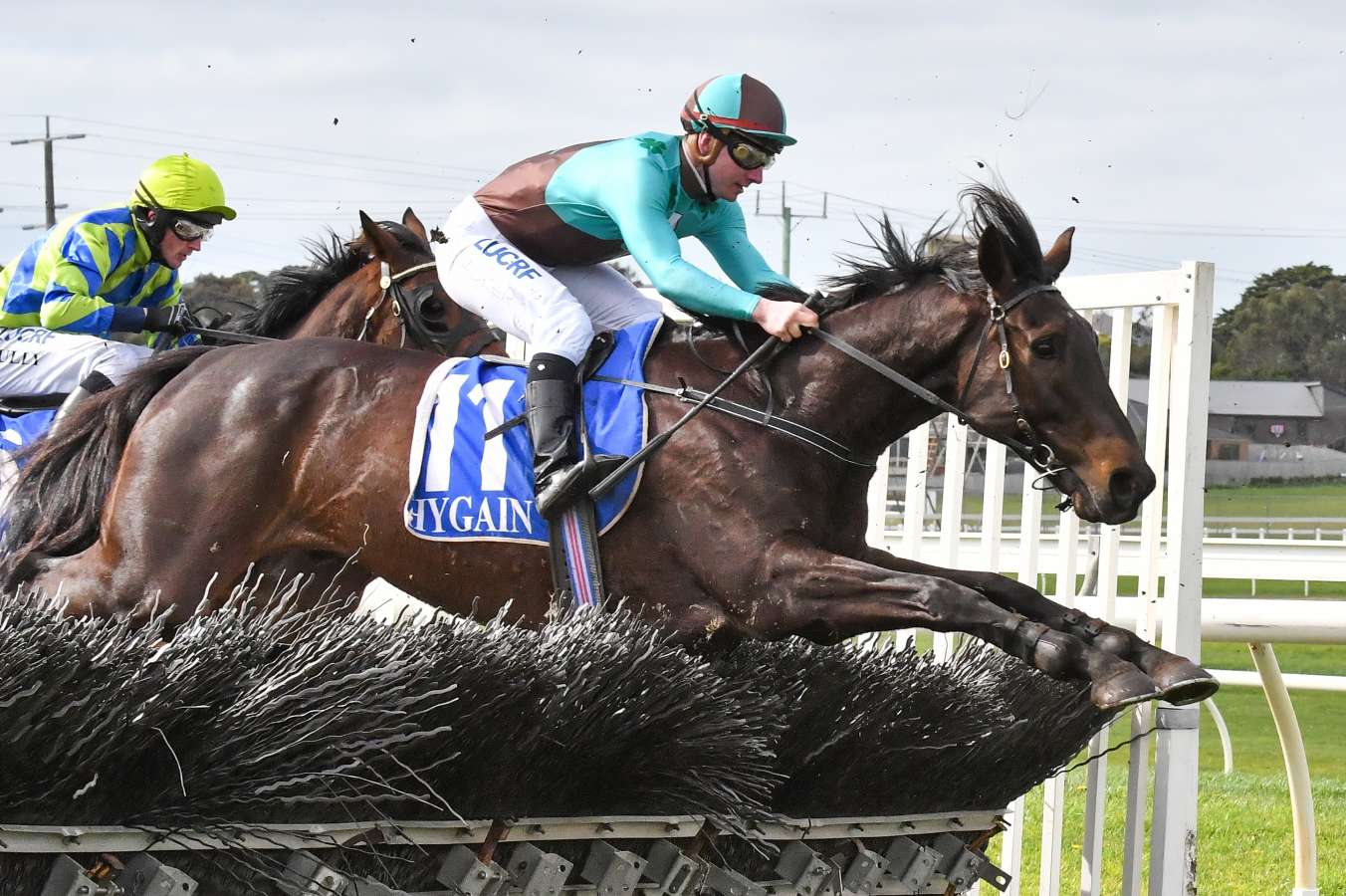 Tom Sadler gets on the board over jumps